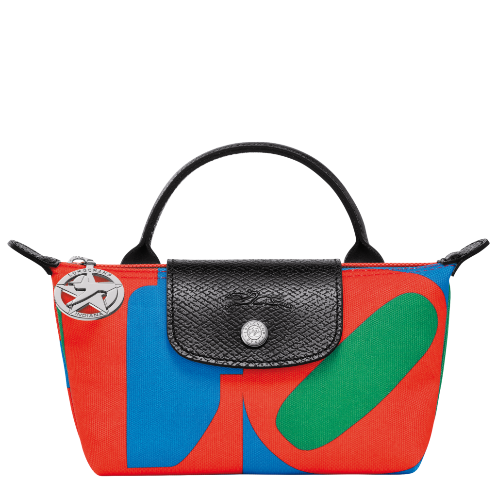 Longchamp x Robert Indiana Pouch Red – Eve dot Deals